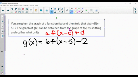 You are given the graph of a function fx and then told that...