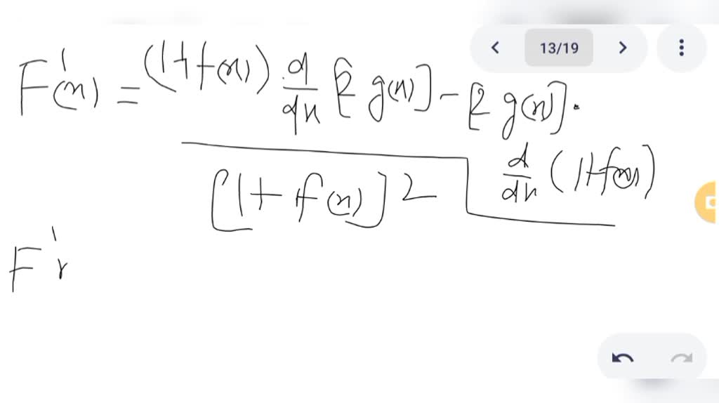 Solved 4 A [5 Marks] Suppose F X 2 G X 1 F X Where F And G
