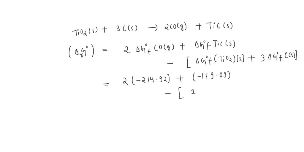SOLVED: TiCl4 is a chemical known as titanium(IV) chloride, although ...