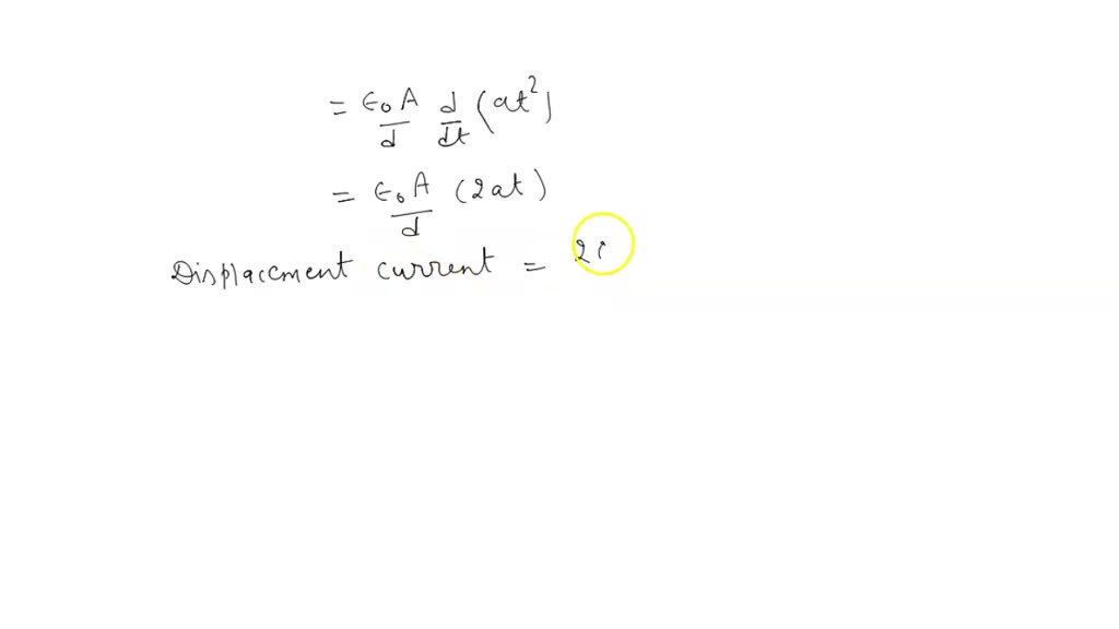 The voltage across a parallel-plate capacitor with area A and ...
