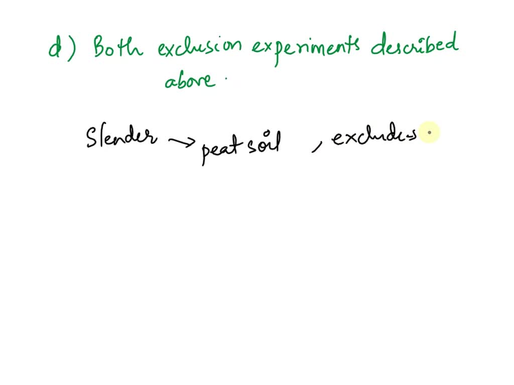 SOLVED: Q5. In 1917, biologist A. G. Tansley performed a famous series ...