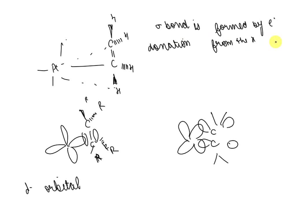 SOLVED: 3) The molecule ethylene, H2C=CH2, bonds to Pt atoms through ...