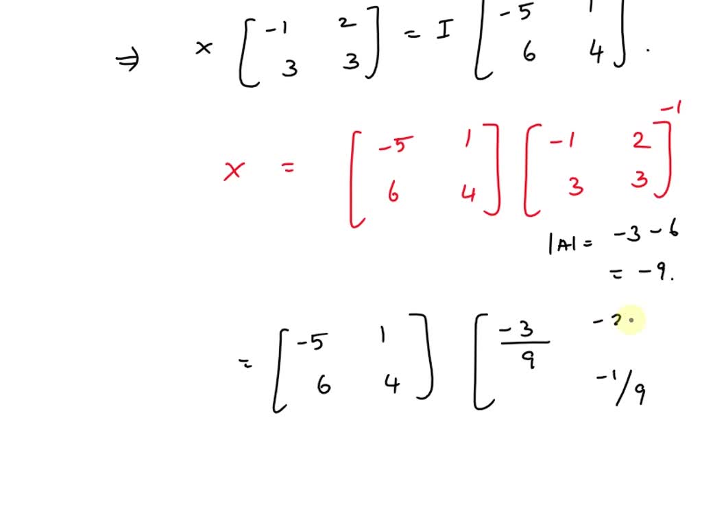 SOLVED: Text: 1 point) For each section, find the matrix X solving the ... SOLVED: Text: 1 point) For each section, find the matrix X solving the ...