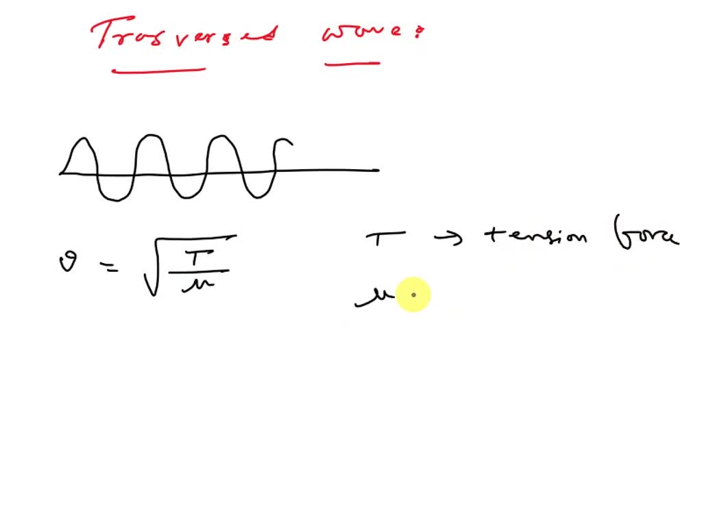 SOLVED: Question 23 1 pts The equation of a transverse wave traveling along a string is given by ...