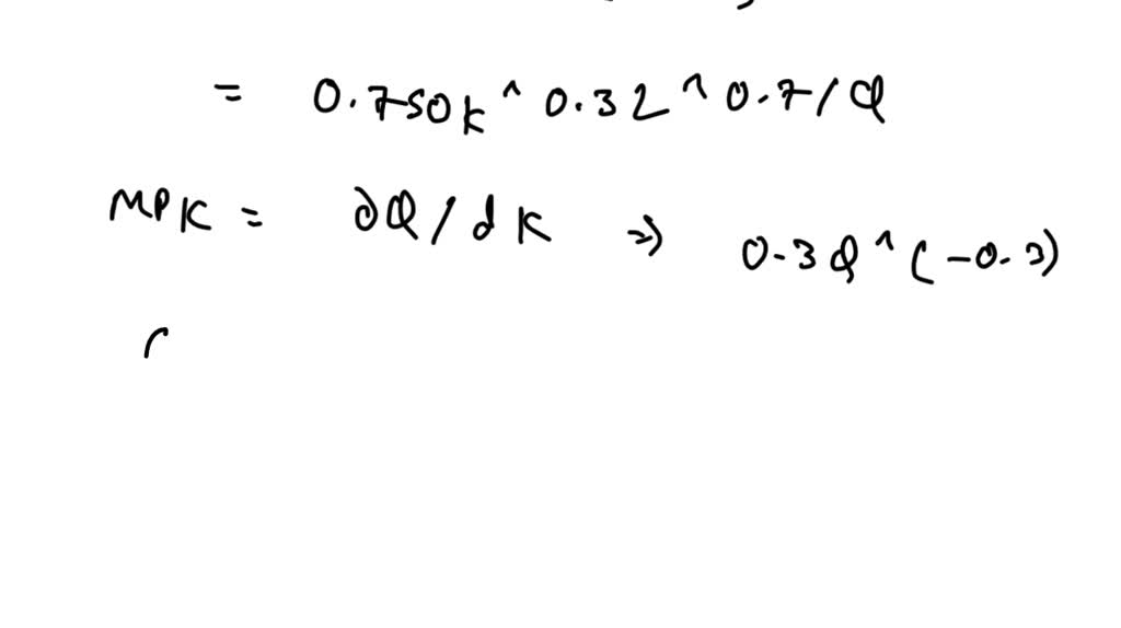 SOLVED: Deriving the slope of an isoquant 4. Deriving the slope of an ...