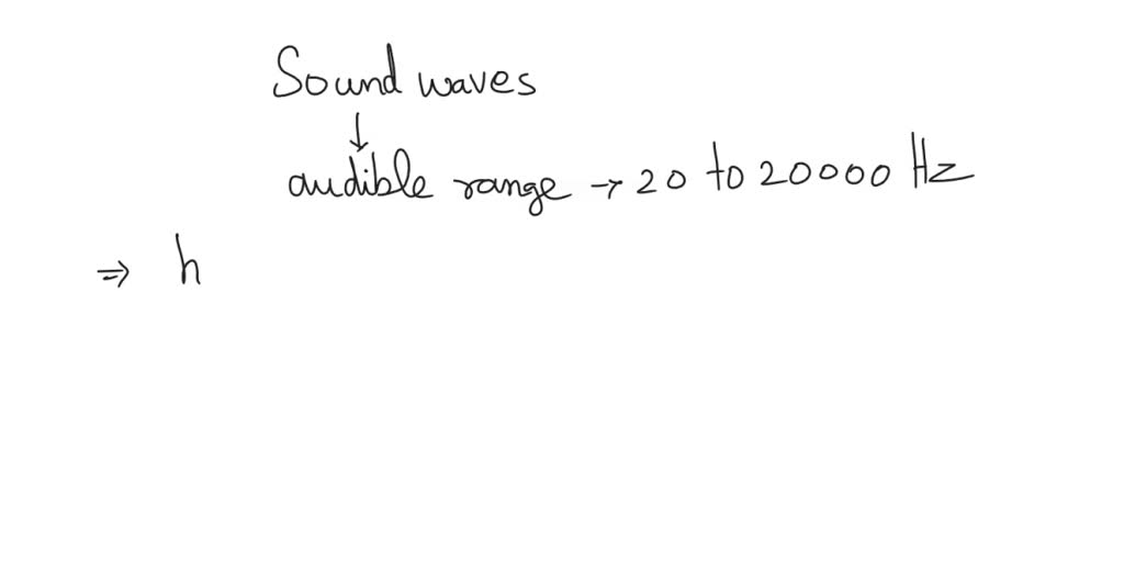 SOLVED: Question 16 Sound waves having frequencies below the range of ... SOLVED: Question 16 Sound waves having frequencies below the range of ...