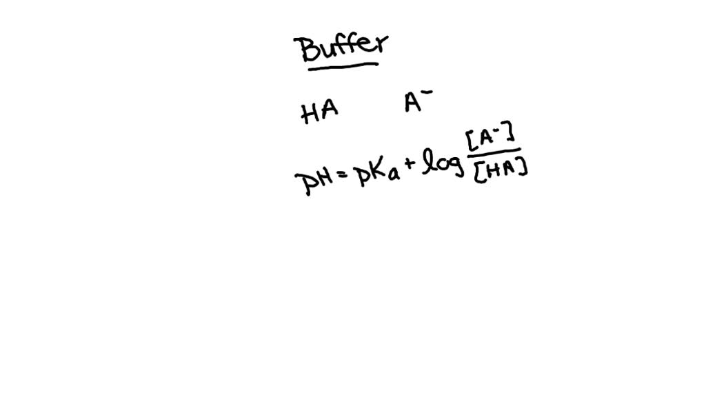 SOLVED: If a buffer solution is 0.520 M in a weak acid (2.8x10^-6) and 0.140 M in its conjugate ...