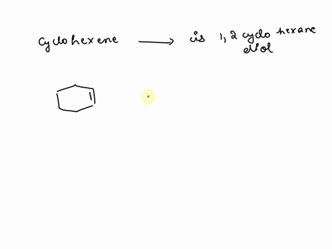The reaction of cyclopentene (A) with KMnO4 in cold water (5 °C) gives ...