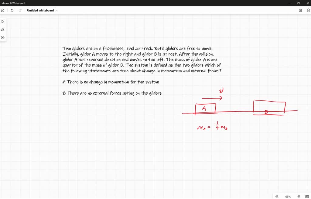 SOLVED: Two gliders are on a frictionless, level air track. Both ...