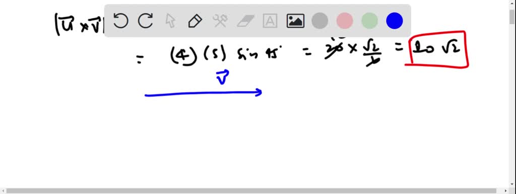 SOLVED: Find and determine whether the vector is directed into the ...