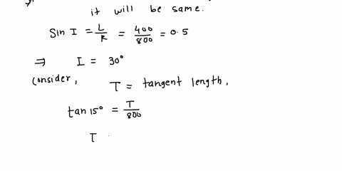 Problem 22 Two tangents converged at an angle of 30^∘. The two ...