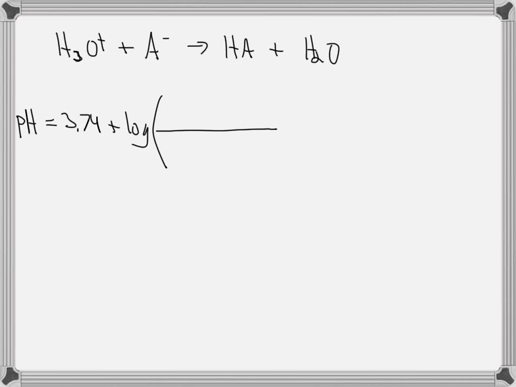 SOLVED: A buffer was prepared by adding 1.00 mol of formic acid and 1. ...
