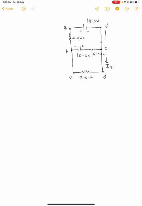 the mesh currents are labeled in the circuit shown in the figure determine the value of the mesh ...