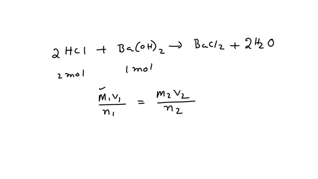 SOLVED: Texts: Enter your answer in the provided box. How many milliliters of 0.619 M HCl are ...