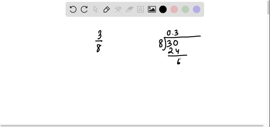 SOLVED: A way of representing a repeating decimal by drawing a bar over the digits that repeat ...