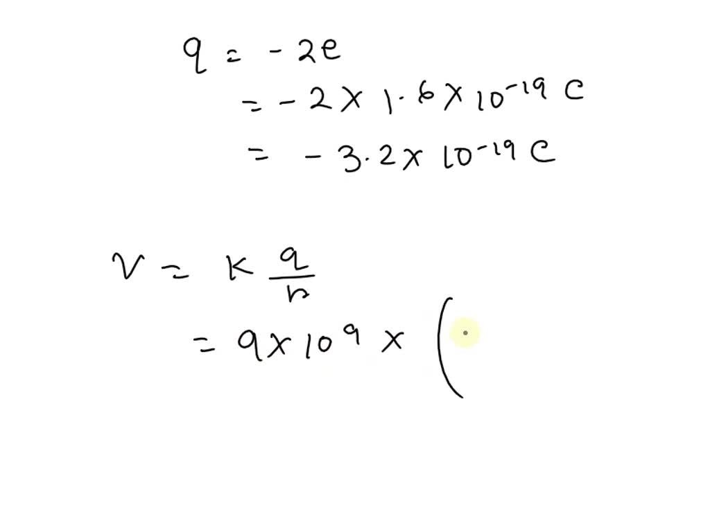SOLVED What Is The Potential In Volts At A Distance Of 764 Pm From A solved-what-is-the-potential-in-volts-at-a-distance-of-764-pm-from-a