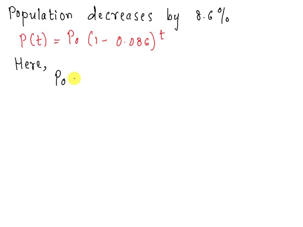 Exponential Population Growth Equation