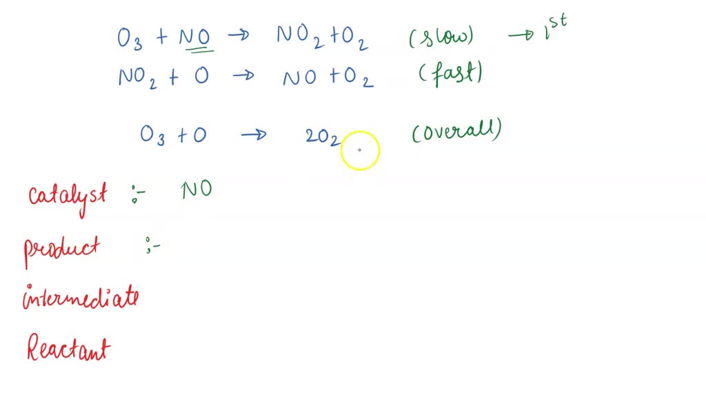 SOLVED: One pathway for the destruction of ozone in the upper ...