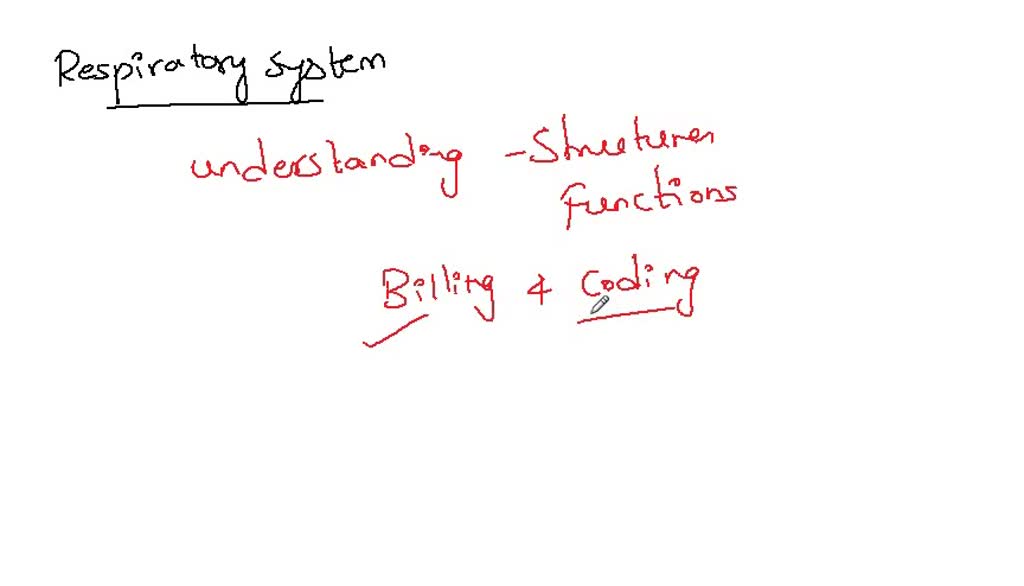 SOLVED: How will understanding the respiratory system help when completing coding and billing ...