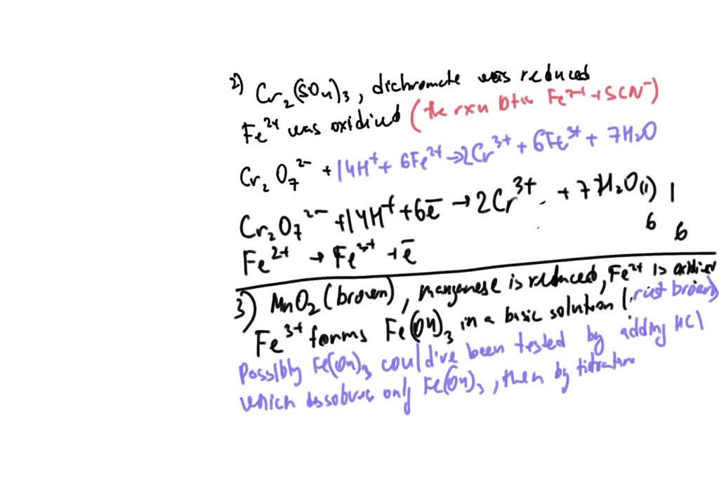 SOLVED: Question 1 options: Consider the following redox reaction ...