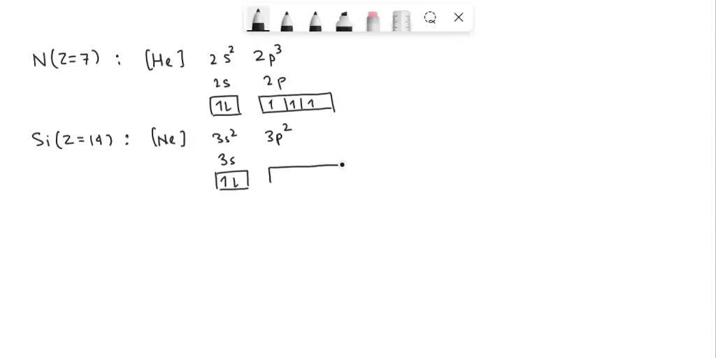 Solved 7 Write Out The Orbital Box Diagram And The Condensed Electron