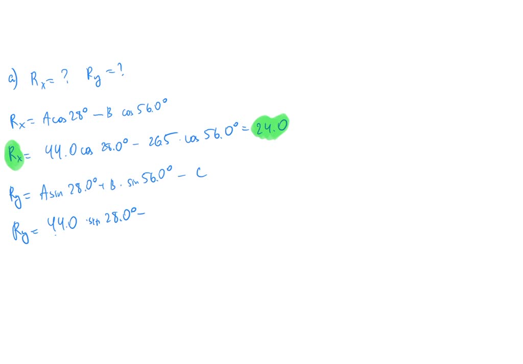 SOLVED: Three vectors are shown below. Their magnitudes are given in arbitrary units. Determine ...