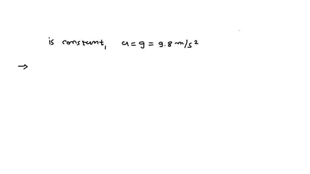 Solved The Acceleration Of An Object Due To Gravity Depends On The