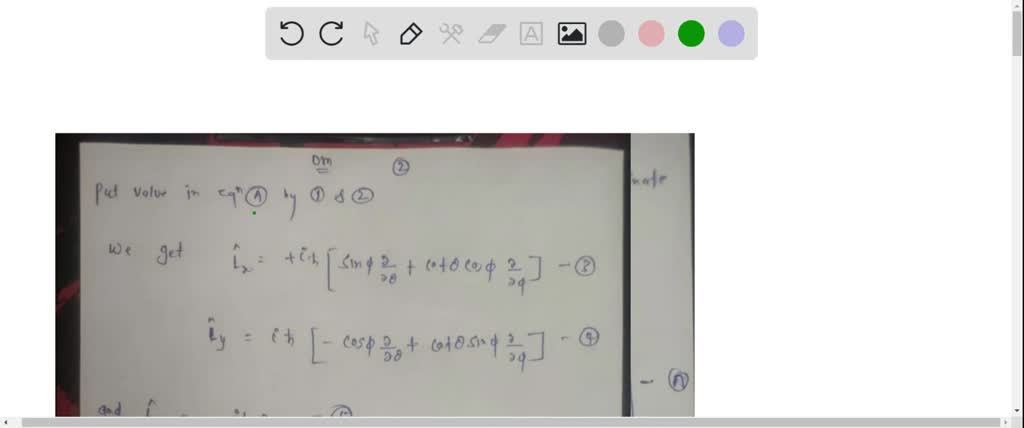 SOLVED: The ladder operator of angular momentum in a spherical ...
