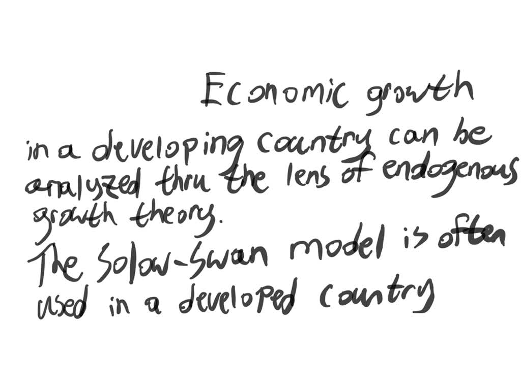 SOLVED: Using economic algebra and equations, draw a graph of the Solow ...