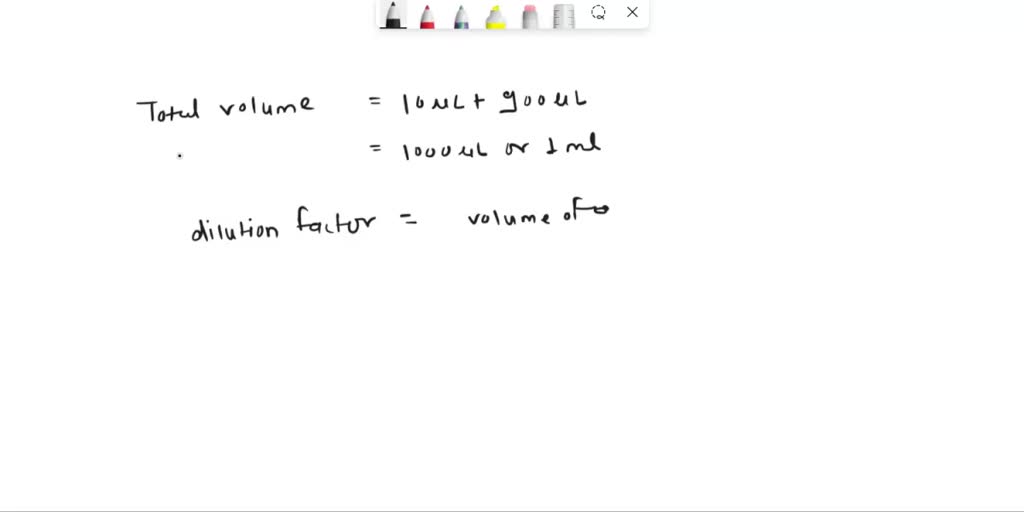 VIDEO solution: 150 microliters of serum + 300 microliters of saline ...