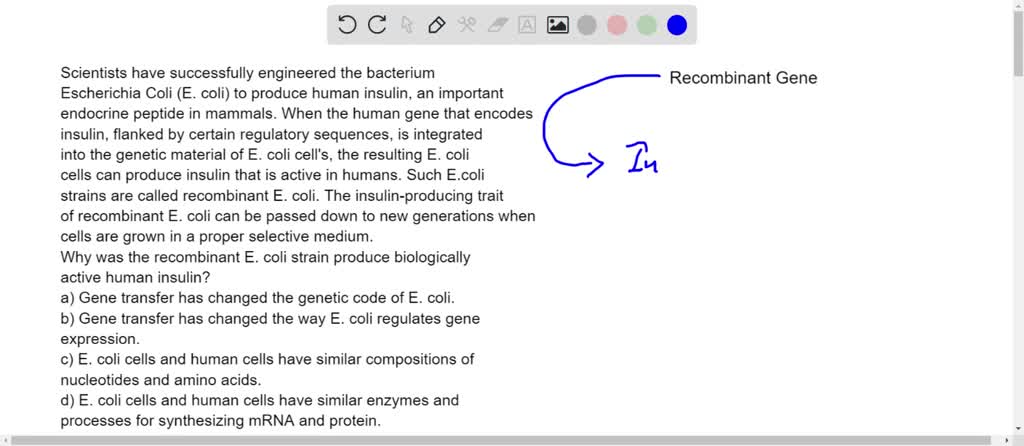 SOLVED: Scientists have successfully engineered the bacterium ...