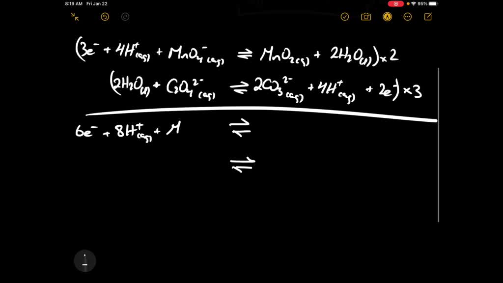 SOLVED: Balance the skeleton ionic equation for the reaction between ...