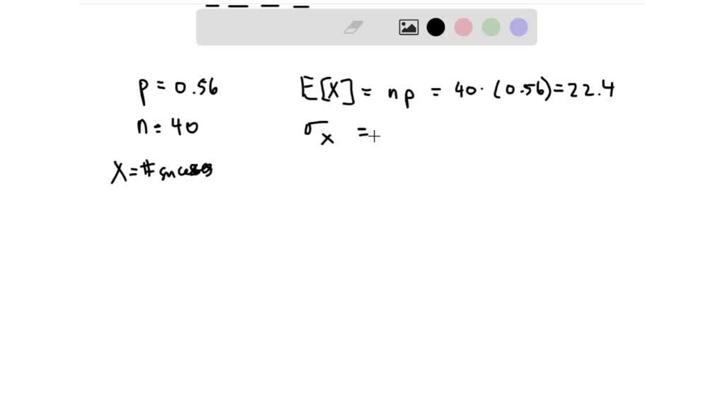 SOLVED: Binomial experiment is given. Decide whether you can use the normal distribution to ...
