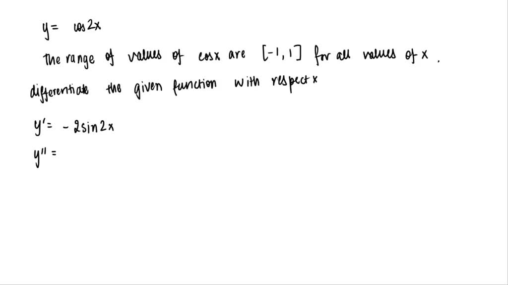 SOLVED: Find the 40th derivative of y cos(2x) - f””””(40)(x)