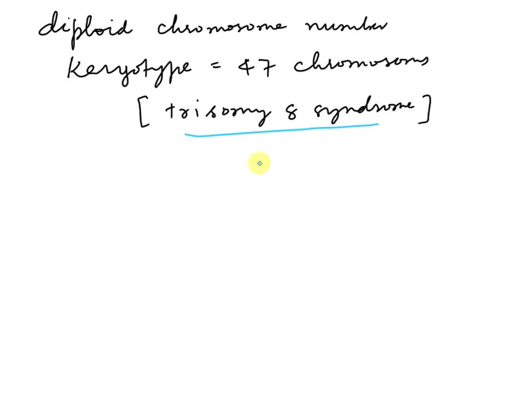 SOLVED: What is the diploid chromosome number for a karyotype ...