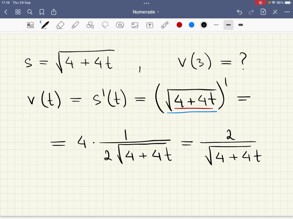 Solved The Position Of Particle Moving Along Coordinate Line Is S 44 4t With In Meters And