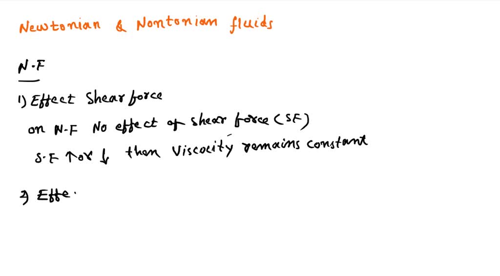 SOLVED: fluid mechanics explain, with examples, the effects of ...