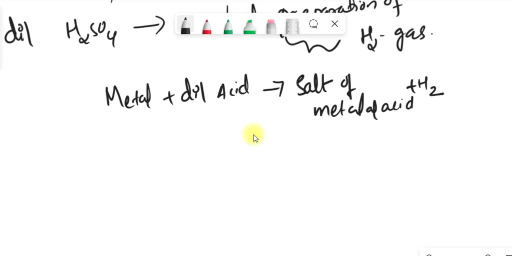 SOLVED: Give reasons : Concentrated H2SO4 cannot be used instead of ...