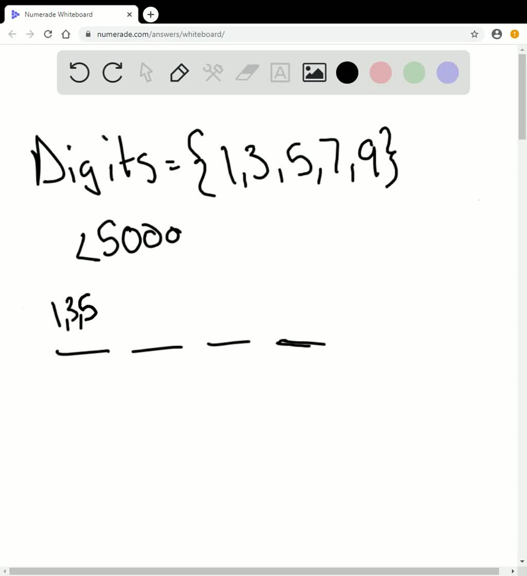 SOLVED: Consider all the four-digit numbers that can be formed from digits 0, 1, 2, 3, 4, 5 ...