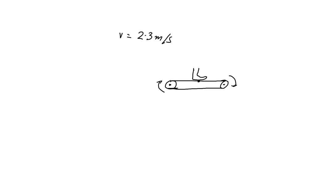 SOLVED: An athlete is running at a steady pace of 2.3 m/s on a treadmill. Which of the following ...