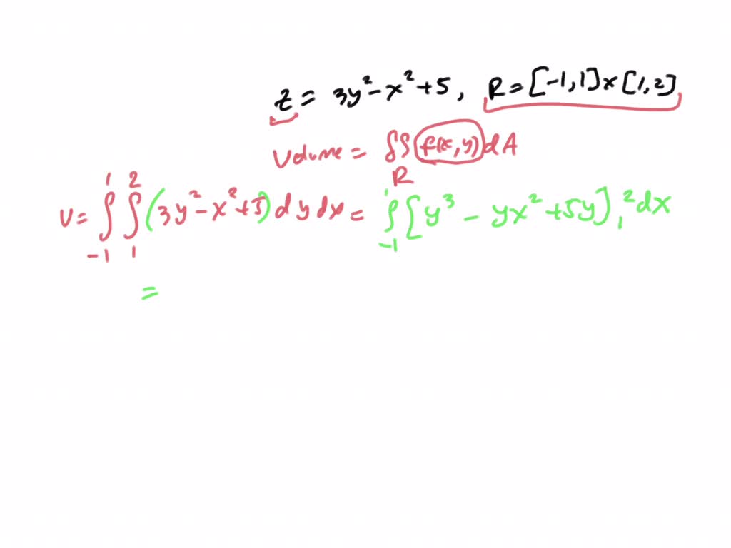 SOLVED: Find the volume of the solid that lies under the hyperbolic ...