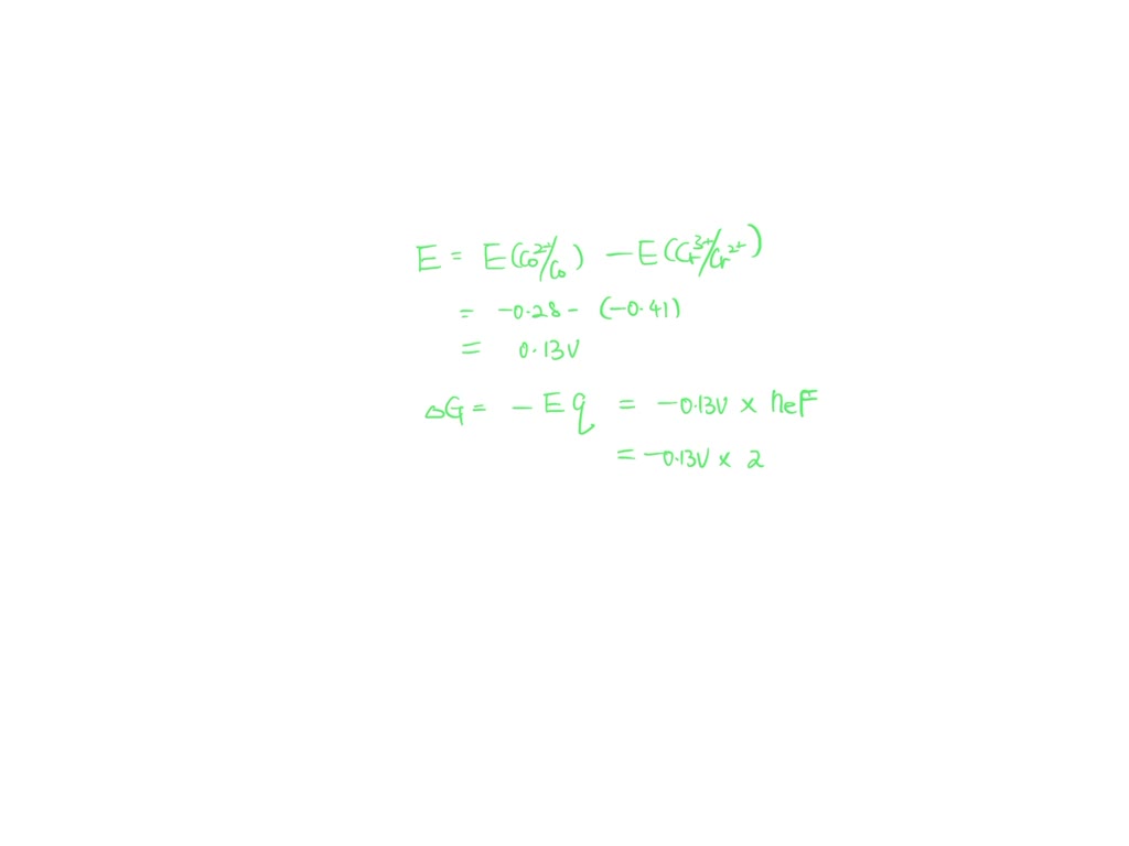 Solved Use Standard Reduction Potentials To Calculate The Equilibrium