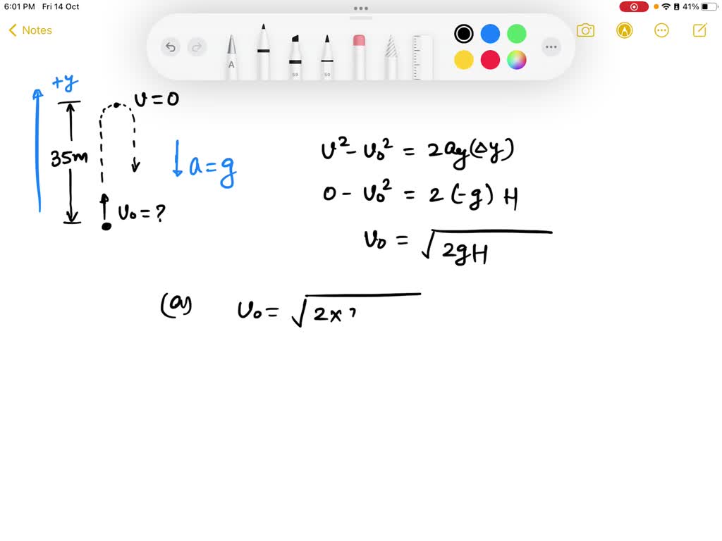 SOLVED: A student throws a ball straight up in the air. It reaches a ...