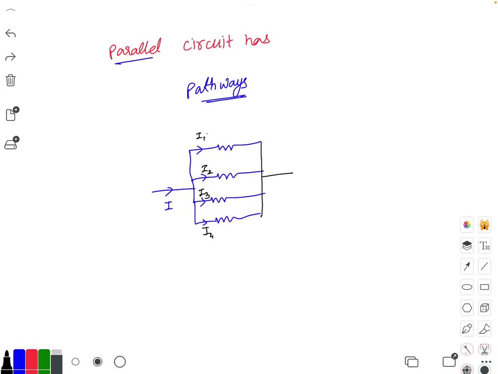 SOLVED: A parallel circuit has: A) as many pathways for current flow as ...