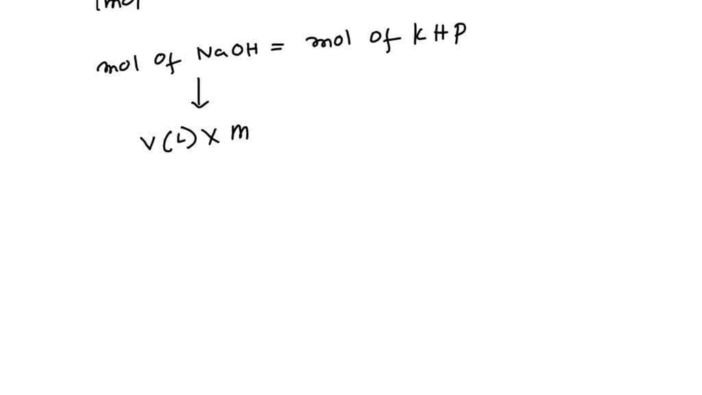 SOLVED: How many grams of KHP are needed to neutralize 57.08 mL of a 0.1049 M NaOH solution ...