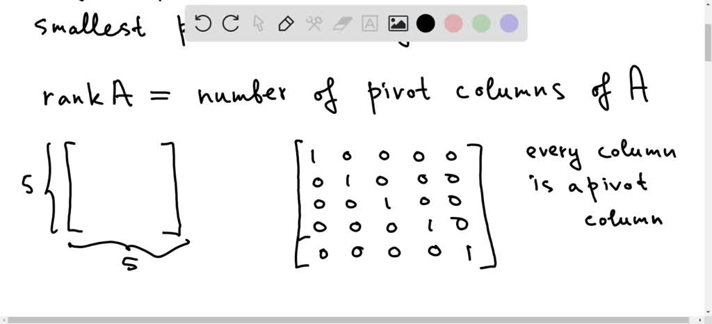 SOLVED: In each part, find the largest possible value for the rank of A ... SOLVED: In each part, find the largest possible value for the rank of A ...