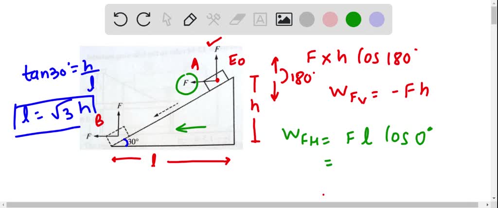 SOLVED: 308 18. A block is released from rest and slides down a frictionless ramp inclined at ...