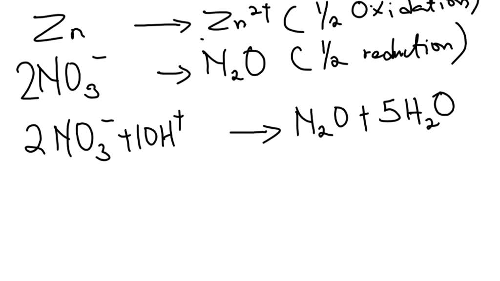 SOLVED: Balance the following redox reaction that takes place in acidic solution. Use the method ...