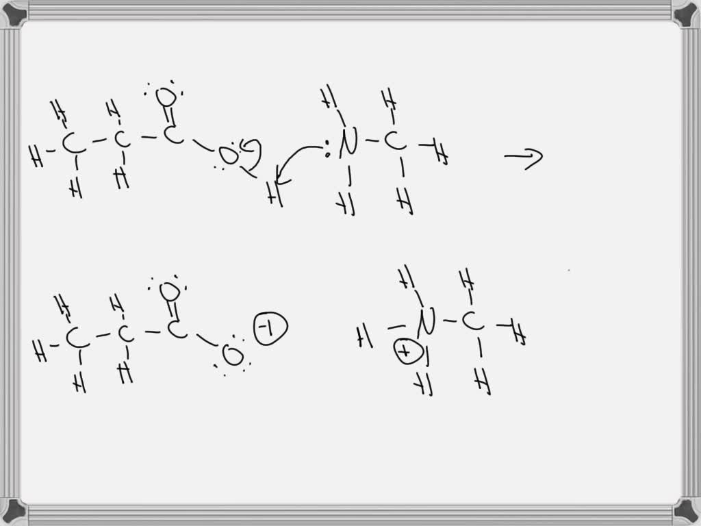 SOLVED: Draw the mechanism showing the Bronsted acid/base reaction ...