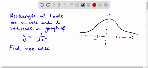 12pts a rectangle has its two lower corners on the x axis...